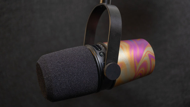 How to Apply a Shure MV7 Microphone Skin – GhostlyGuard