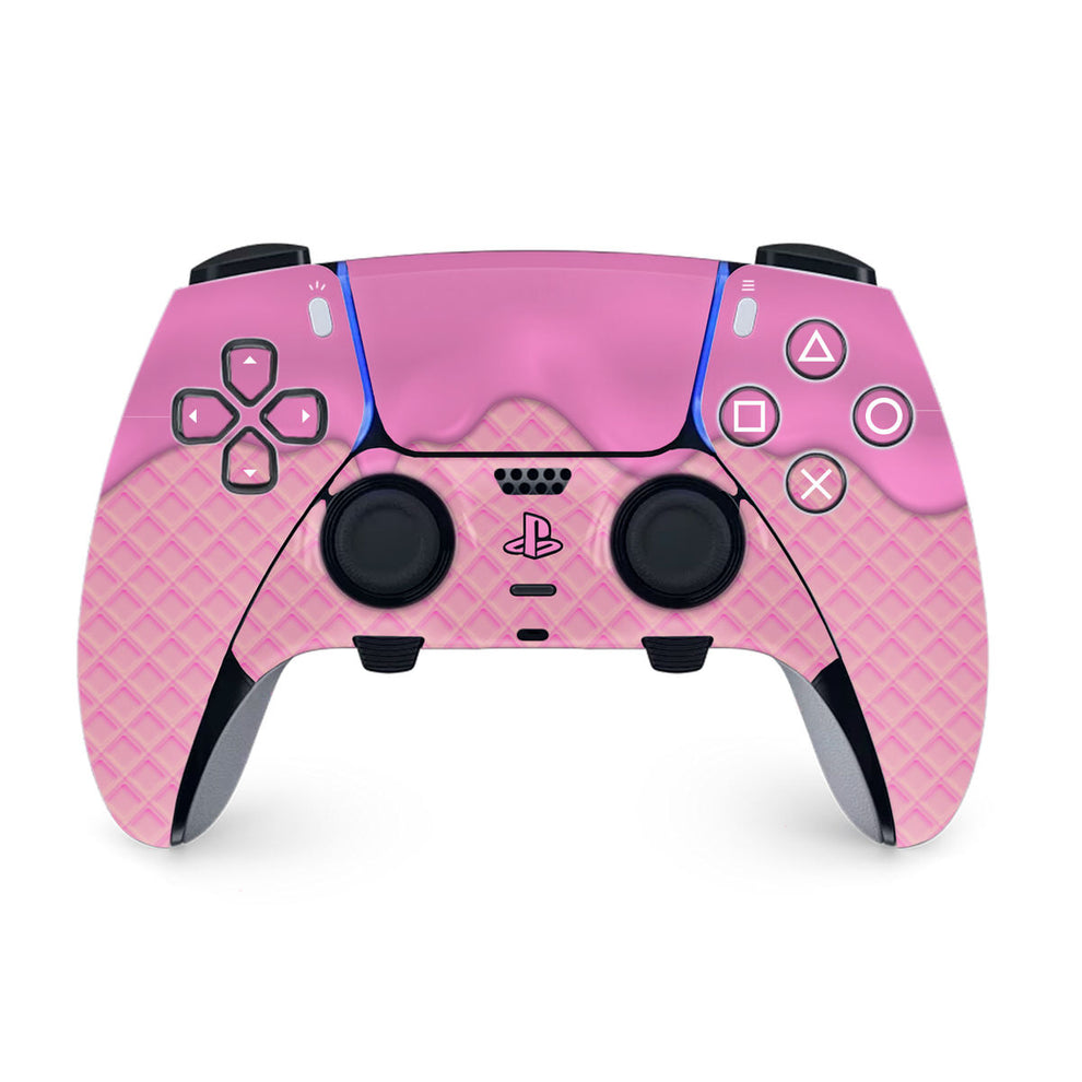 All Pink Ice Cream PS5 DualSense Edge Controller Skin – GhostlyGuard