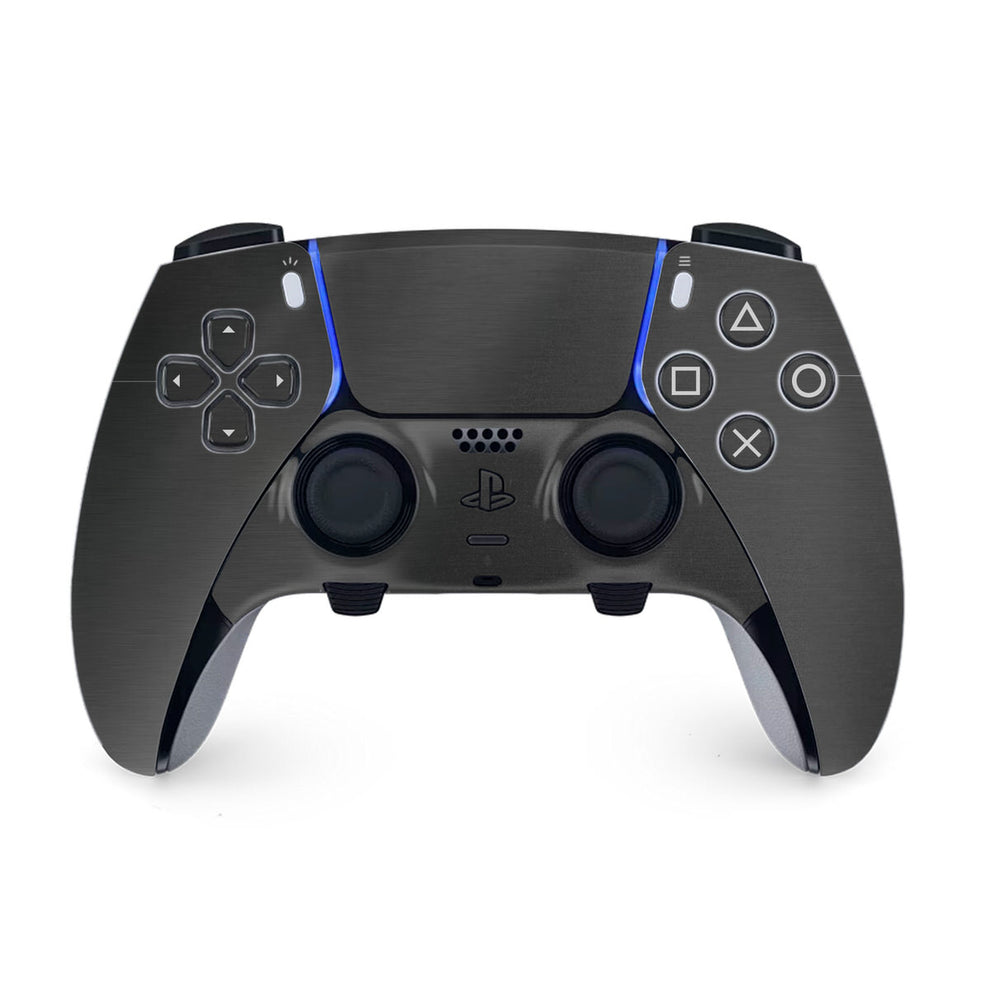 Black Steel PS5 DualSense Edge Controller Skin – GhostlyGuard