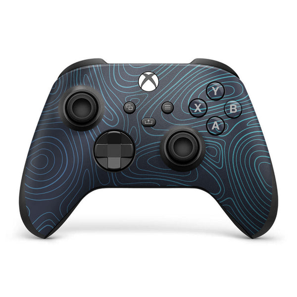 Cobalt Topographic Xbox Series X Controller Skin – GhostlyGuard
