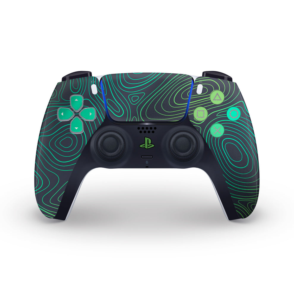 Gamma Topographic PS5 Controller Skin – GhostlyGuard