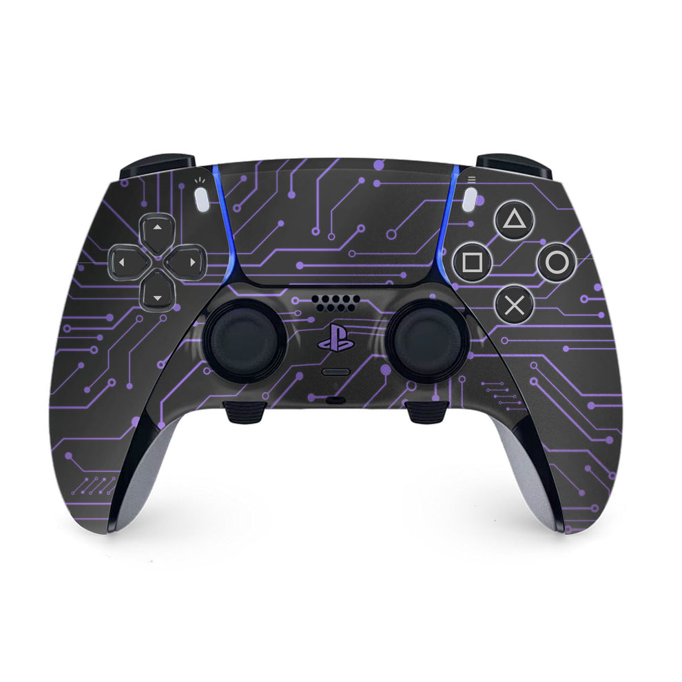 Indigo Cybernetic PS5 DualSense Edge Controller Skin – GhostlyGuard