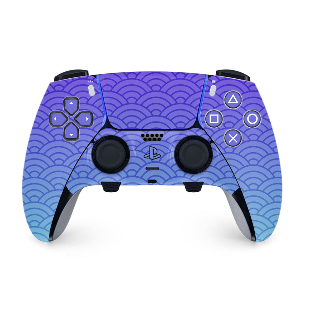 Lavender Seigaiha Waves PS5 DualSense Edge Controller Skin – GhostlyGuard