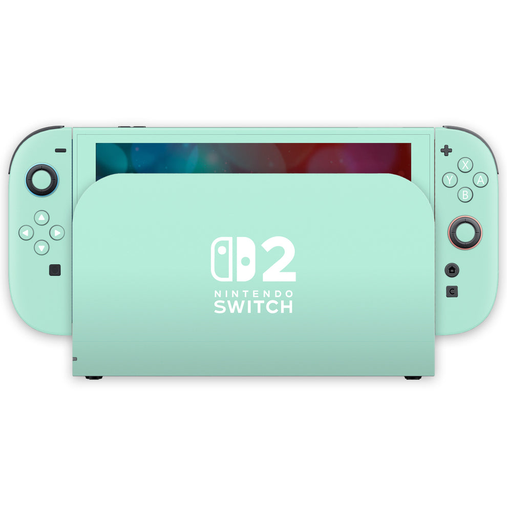 Mint Green Nintendo Switch 2 Skin – GhostlyGuard