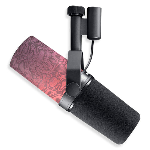 Peach Damascus Shure SM7B Microphone Skin – GhostlyGuard