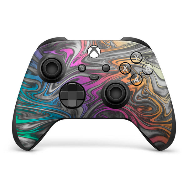 Titanium Liquid Marble Xbox Series X Controller Skin – GhostlyGuard