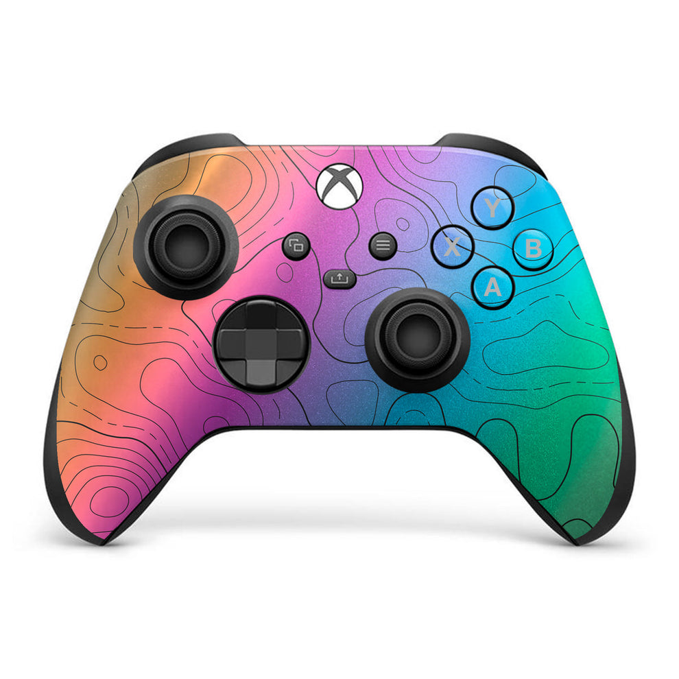 Titanium Topographic Xbox Series X Controller Skin – GhostlyGuard