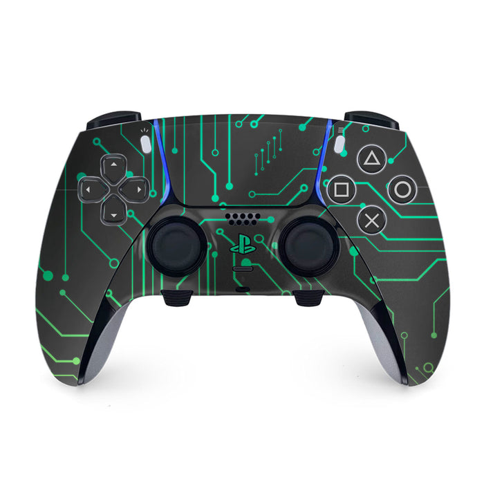 Toxic Cybernetic PS5 DualSense Edge Controller Skin – GhostlyGuard
