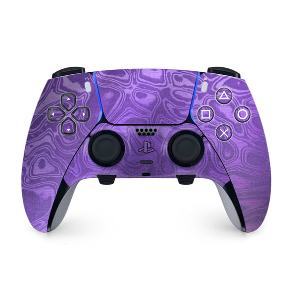 Violet Damascus PS5 DualSense Edge Controller Skin – GhostlyGuard